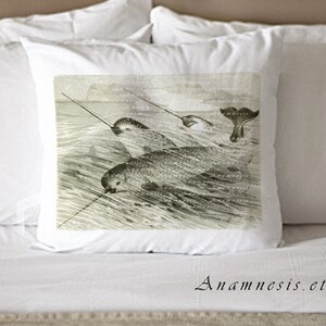 NARWHAL DANCE - Digital Download - Printable Antique Ocean Illustration ...