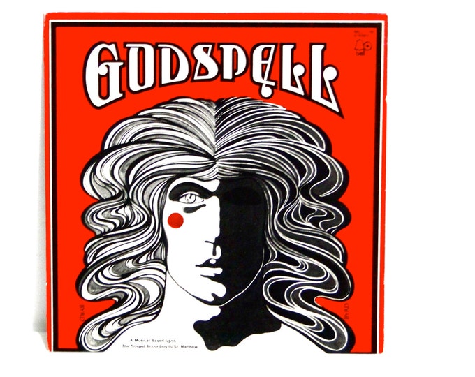 Vintage Framable Godspell Art Deco MOD Vinyl Record Cover Only - Etsy