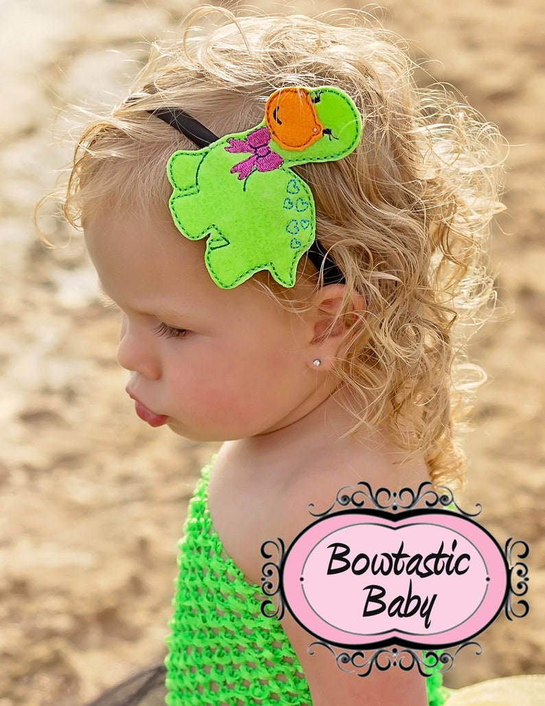 Dinosaur headband embellishment | Etsy