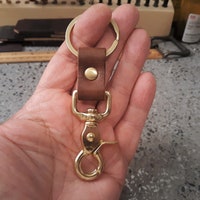 Vintage Gold Plated High Quality Key Rings 2 Pcs. NEW - Etsy