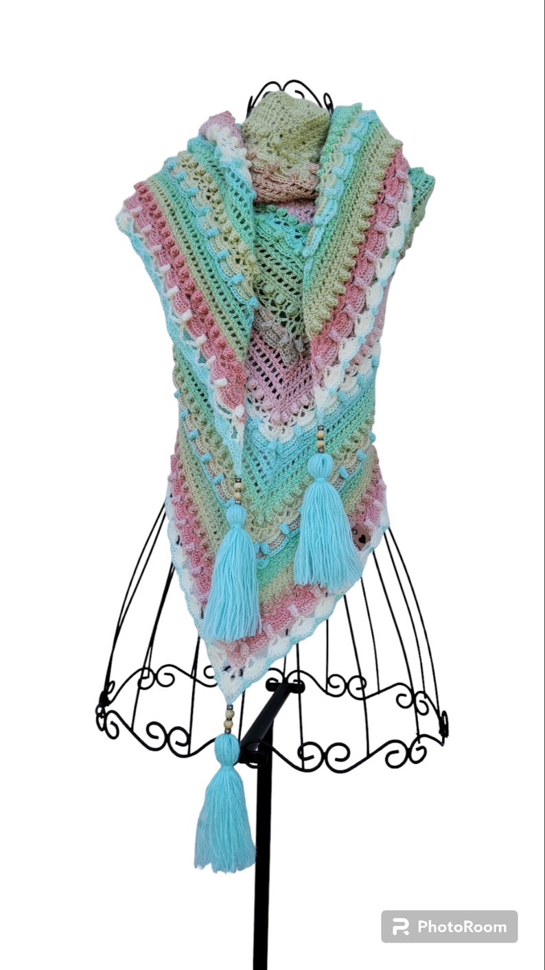Pastel Mohair Lost in Time Shawl - Etsy