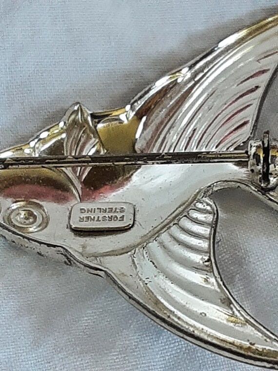 Vintage Angelfish figural Brooch 1950s by Forstner Je… - Gem