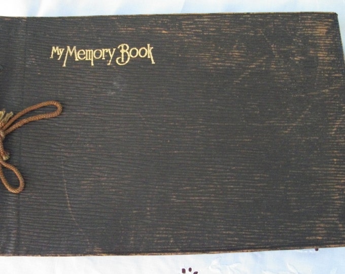 Vintage My Memory Book ~ Photo Book ~ Scrap-booking ~ 1920's Era ...