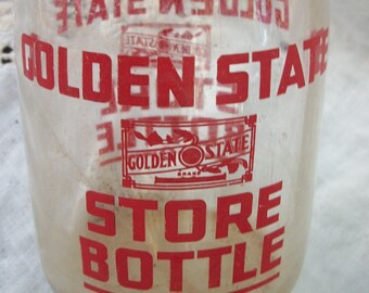 Vintage milk bottles | Etsy