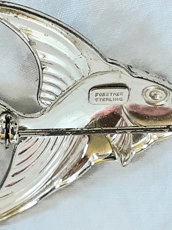 Vintage Angelfish figural Brooch 1950s by Forstner Je… - Gem