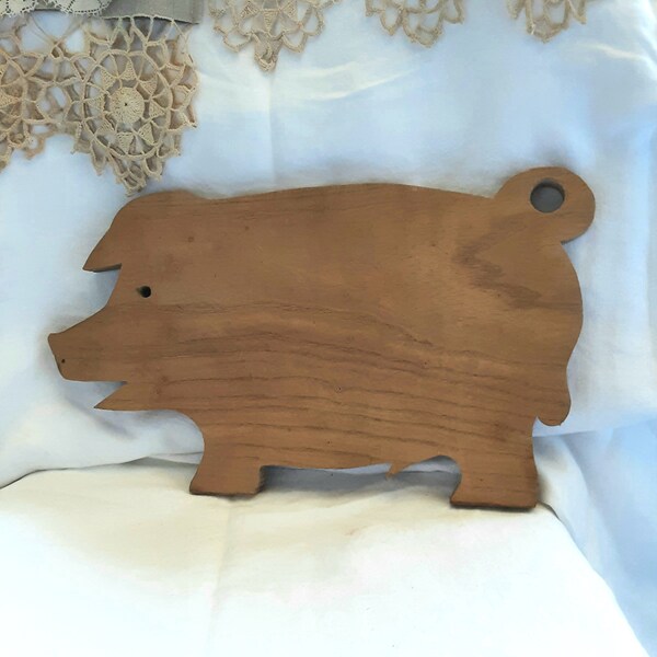 Pig Cutting Board - Etsy
