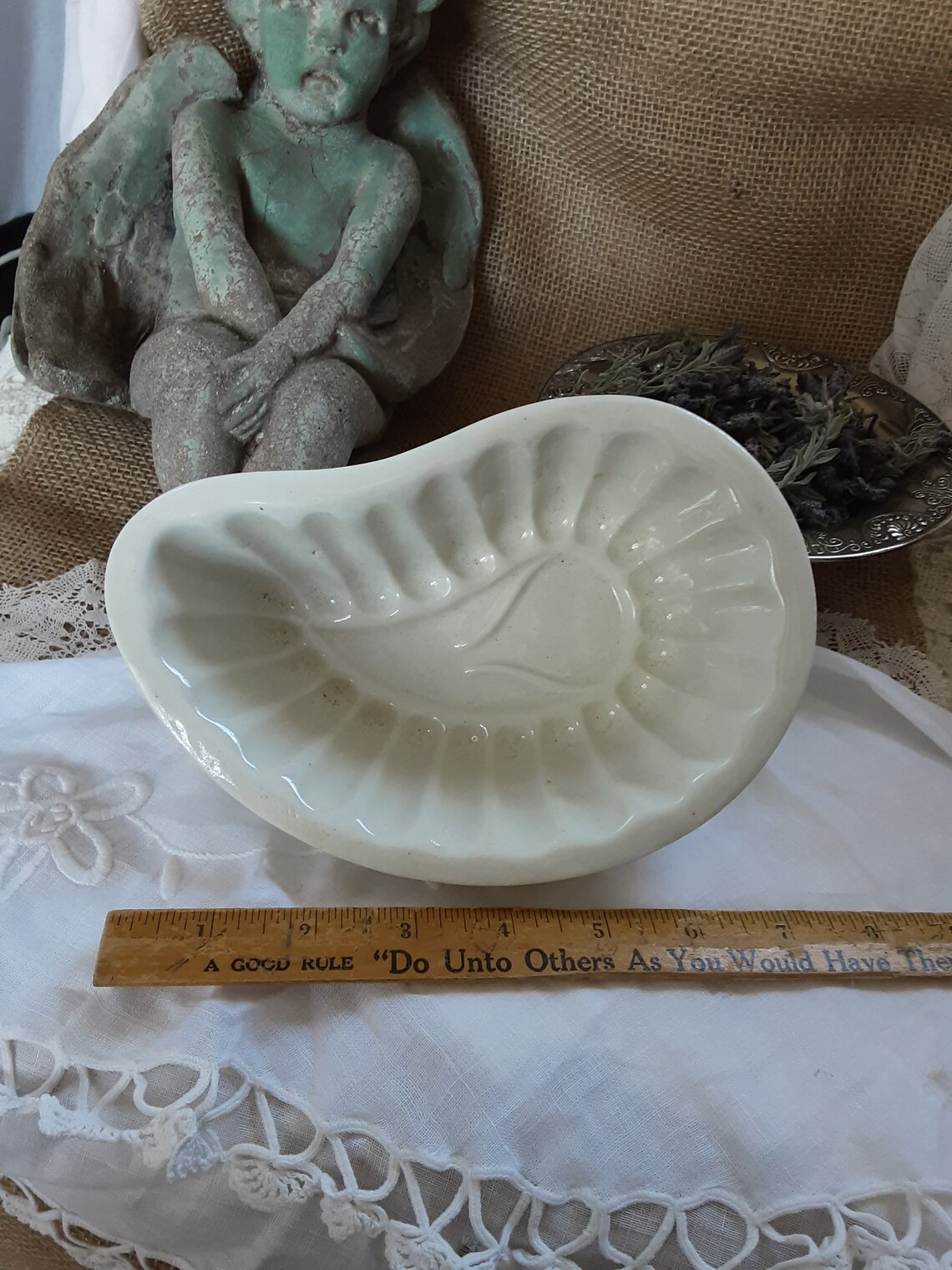 Water Drop Shape Ironstone Pudding Mould Antique French - Etsy