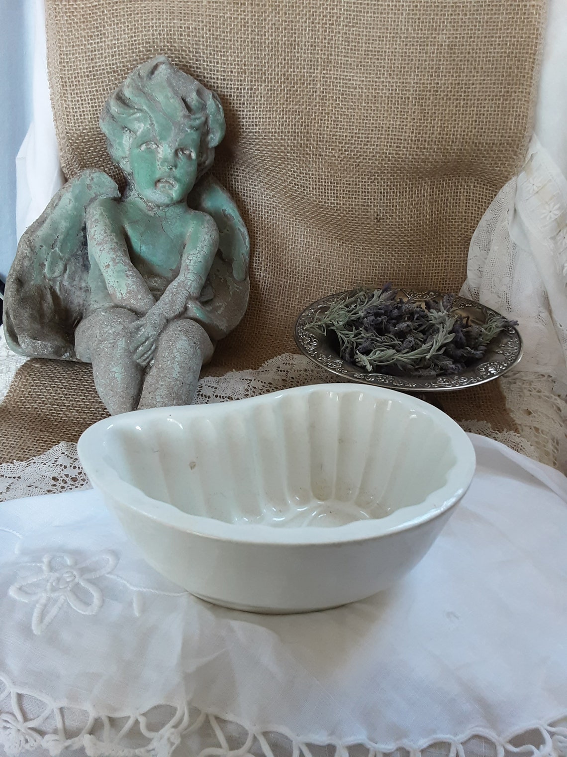 Water Drop Shape Ironstone Pudding Mould Antique French - Etsy