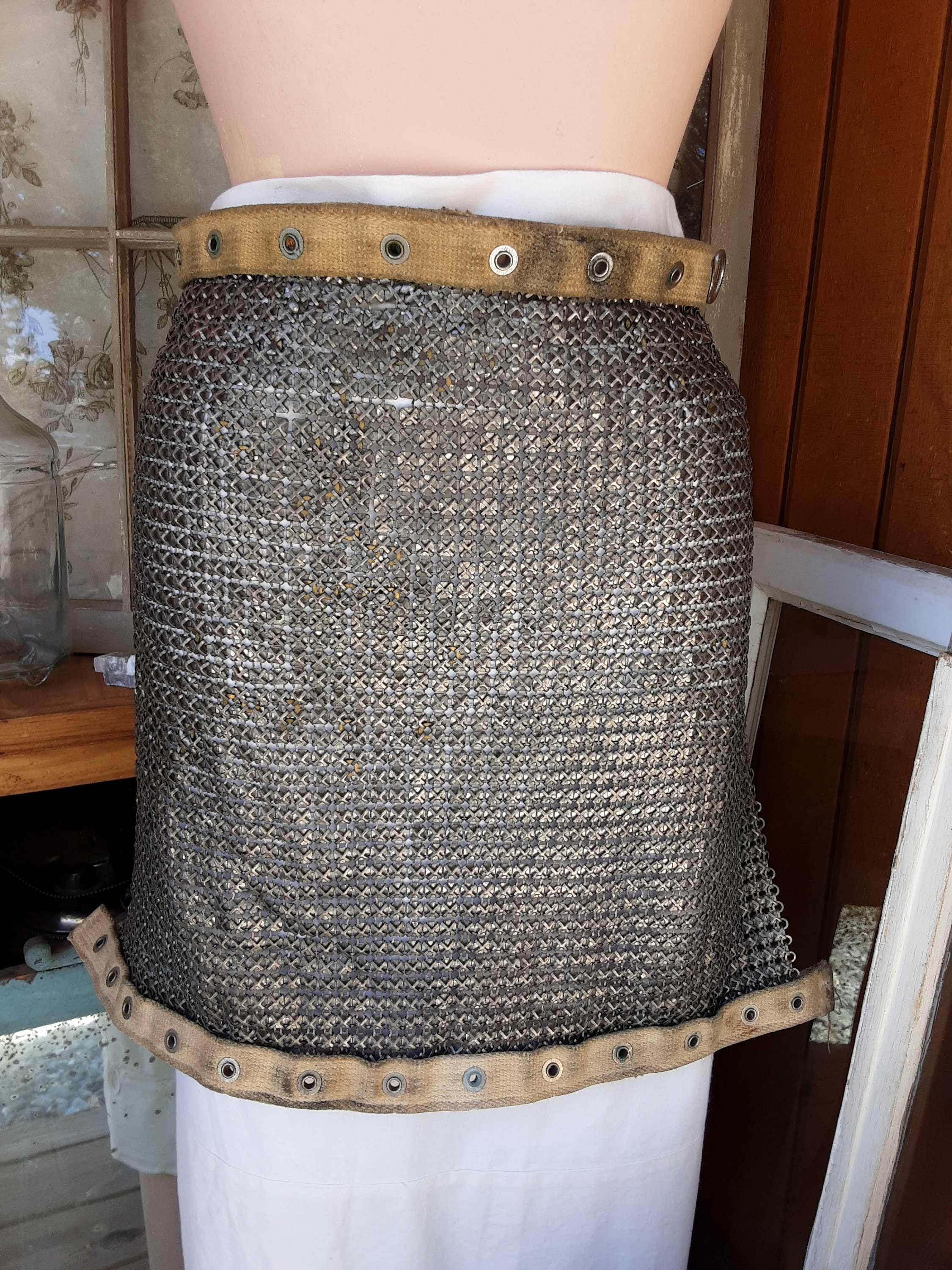 The Butchers Apron Vintage Meat Cutters Chainmail Apron | Etsy