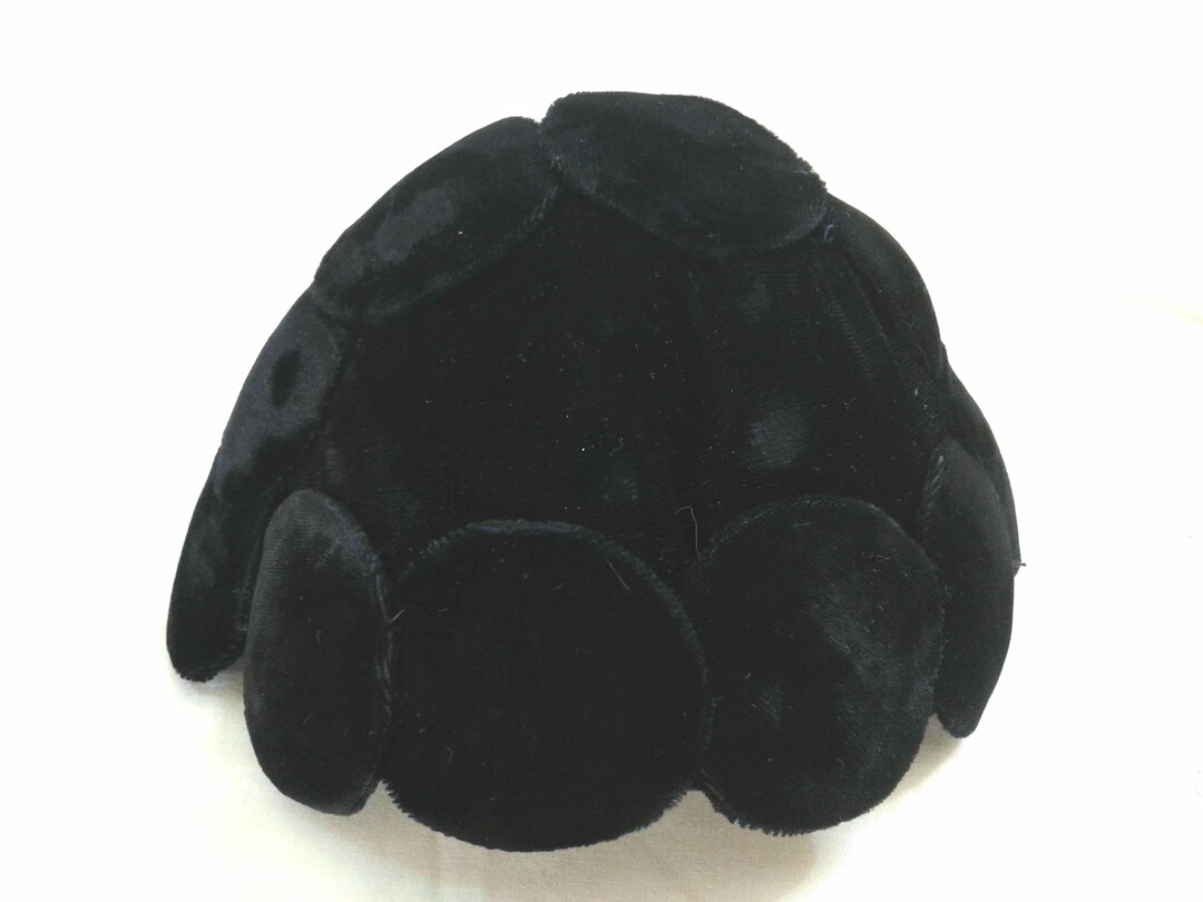 Vintage Black Velvet Hat Stylish 1940s Era Multi Function/ - Etsy
