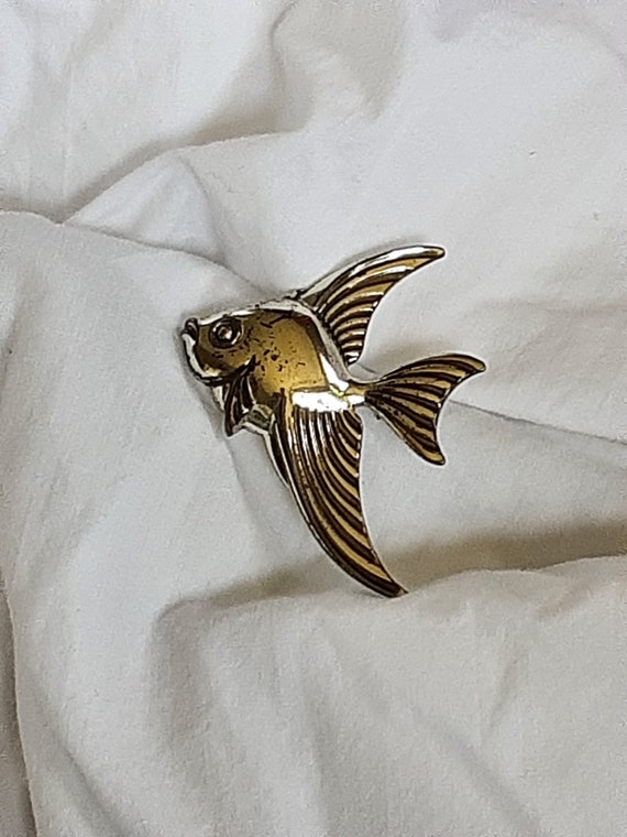 Vintage Angelfish figural Brooch 1950s by Forstner Je… - Gem