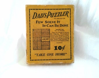 Wood Puzzle Vintage | Etsy