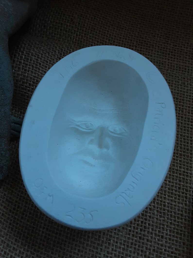 Vintage Plaster Doll Face Mold 1990s Era 235 Creepy - Etsy