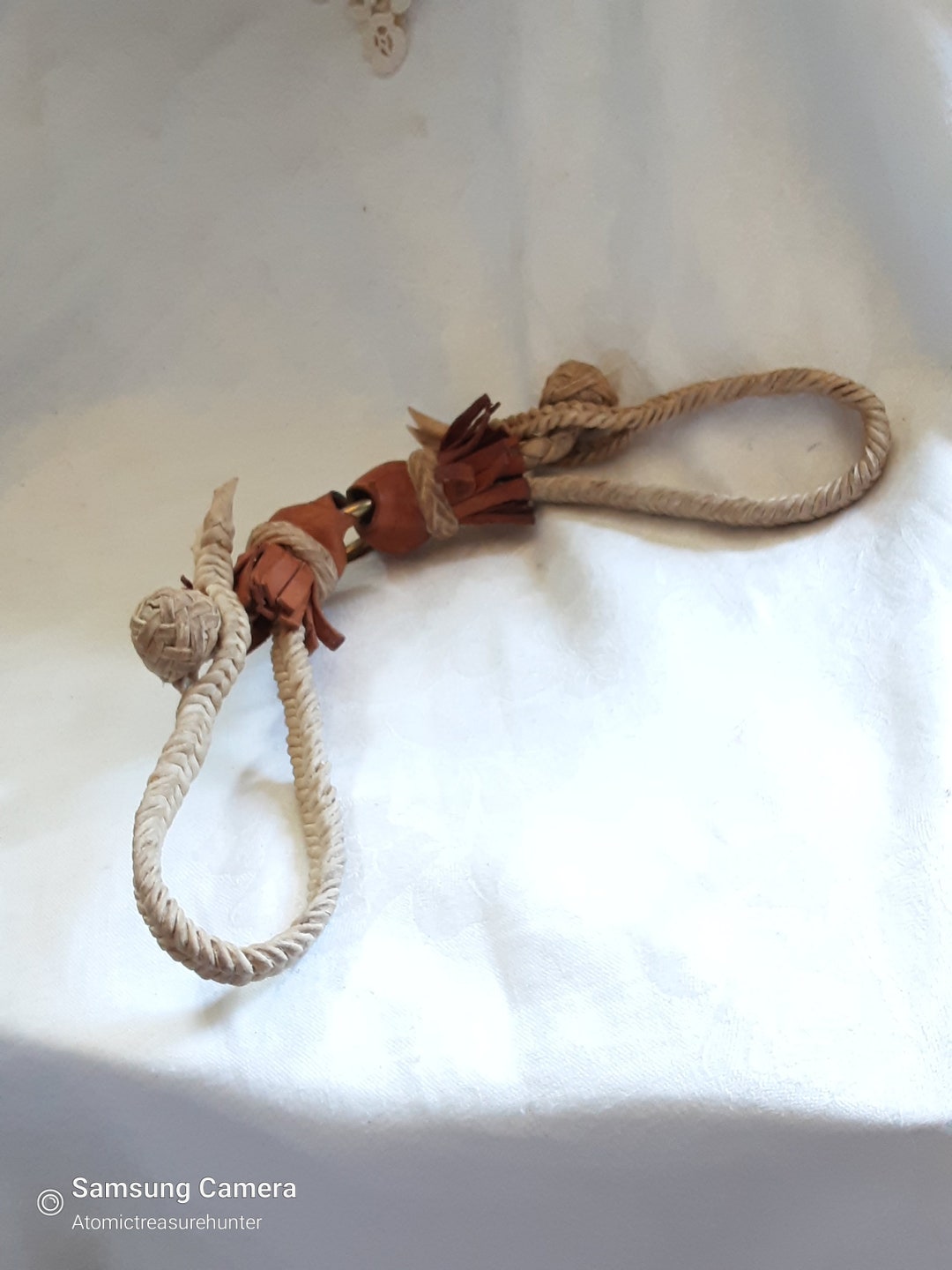 Vintage Braided Rawhide and Leather Horse Hobbles Western Cowboy Ranch ...