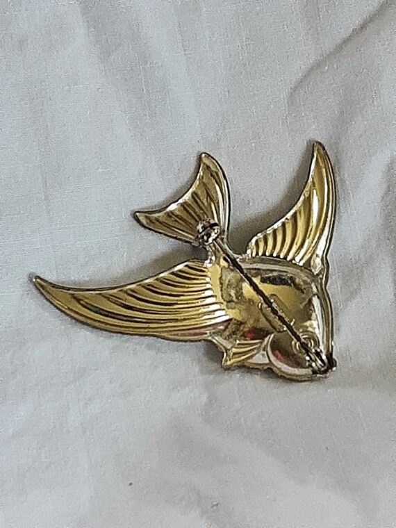 Vintage Angelfish figural Brooch 1950s by Forstner Je… - Gem