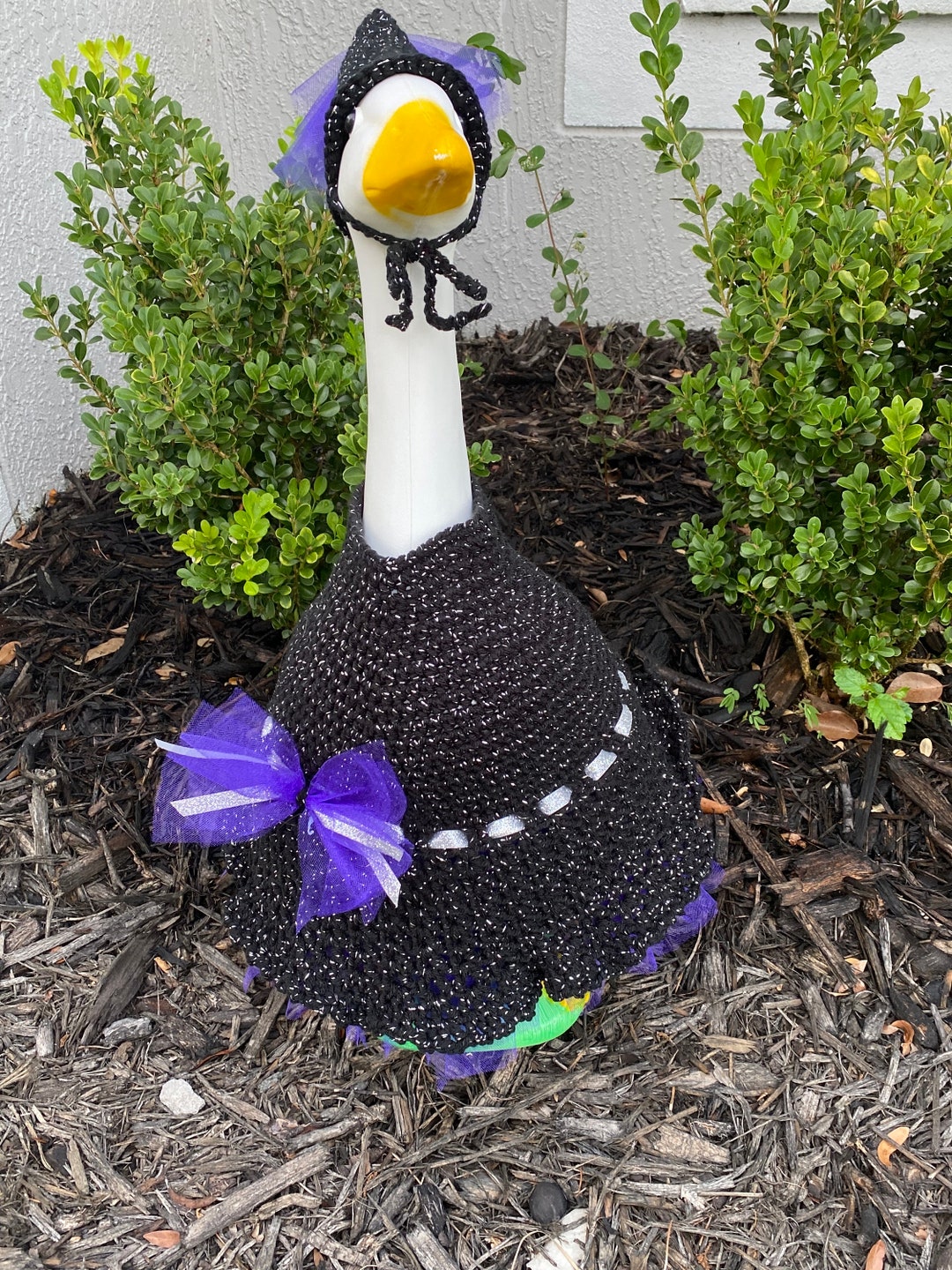 Handmade Crochet Goose Fancy Glamour Witch - Etsy