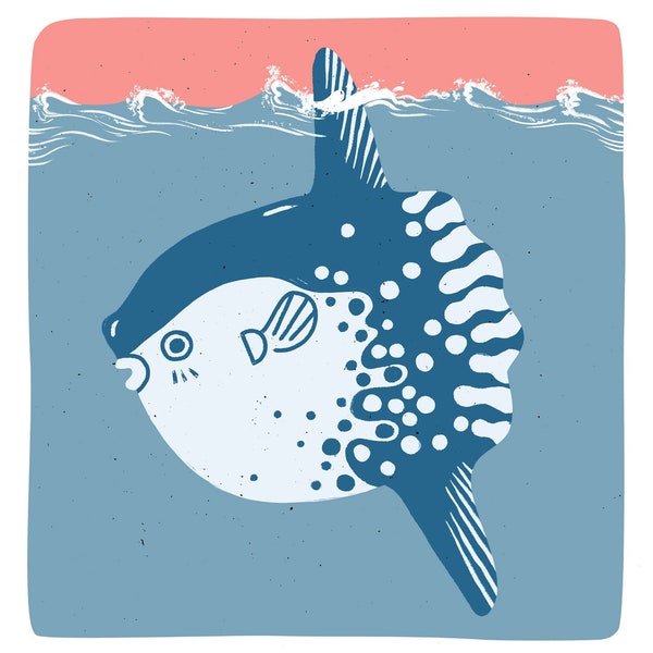 Sunfish Painting - Etsy