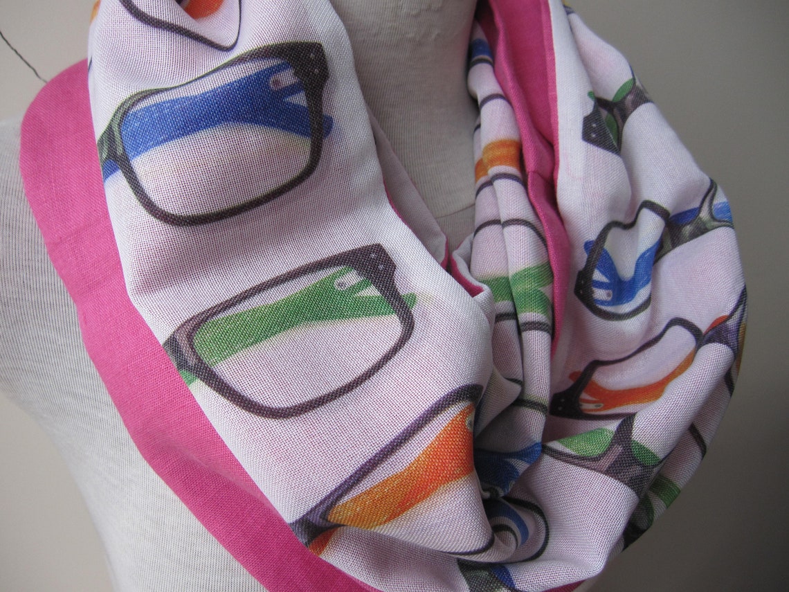 Eyeglass Scarf Eye Glasses Print Scarf Eyeglasses Patterned - Etsy