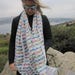Eyeglass Scarf, Pop Art Style Scarf Eye Glasses Print Scarf- Eyeglasses ...