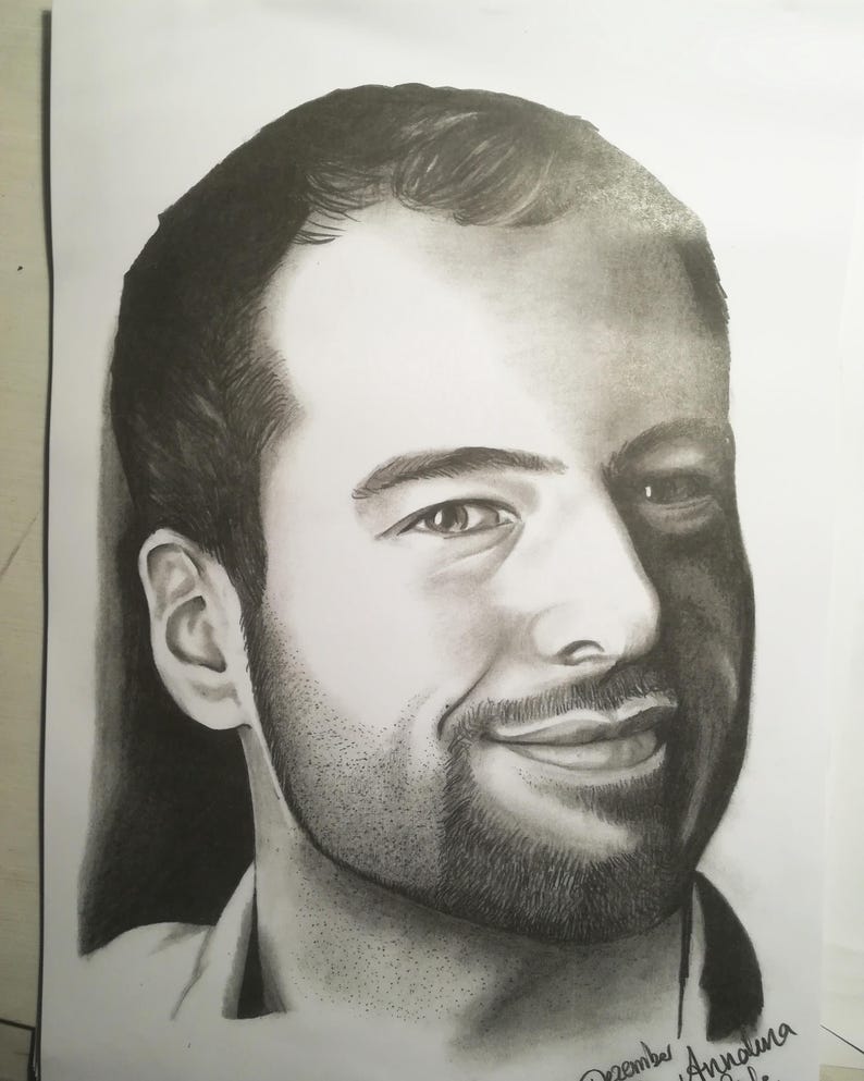 Personalized Pencil Drawing From a Photo | Hand-drawn Portrait ...