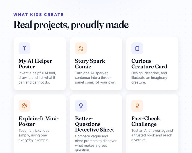 AI Creator Kit for Kids | 4-week Printable Activity Bundle (digital ...
