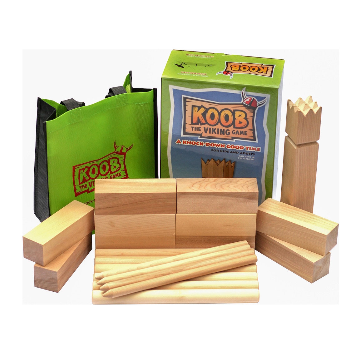 KOOB the Viking Game - Canadian Made Premium Hardwood Kubb Game - Etsy