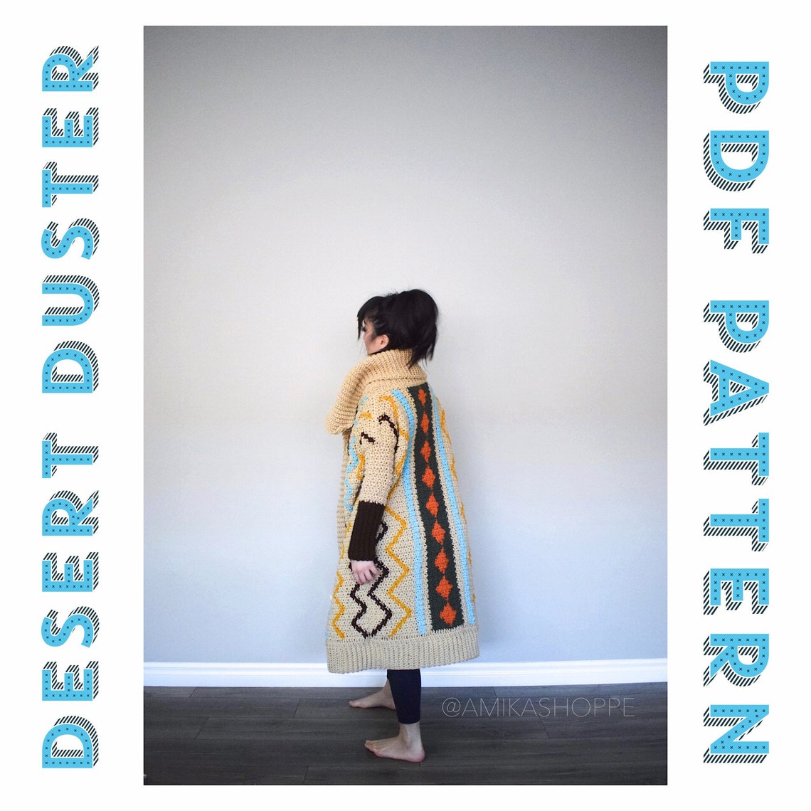 PDF - PATTERN ONLY - Desert Duster Sweater Pattern - Slouchy Sweater ...