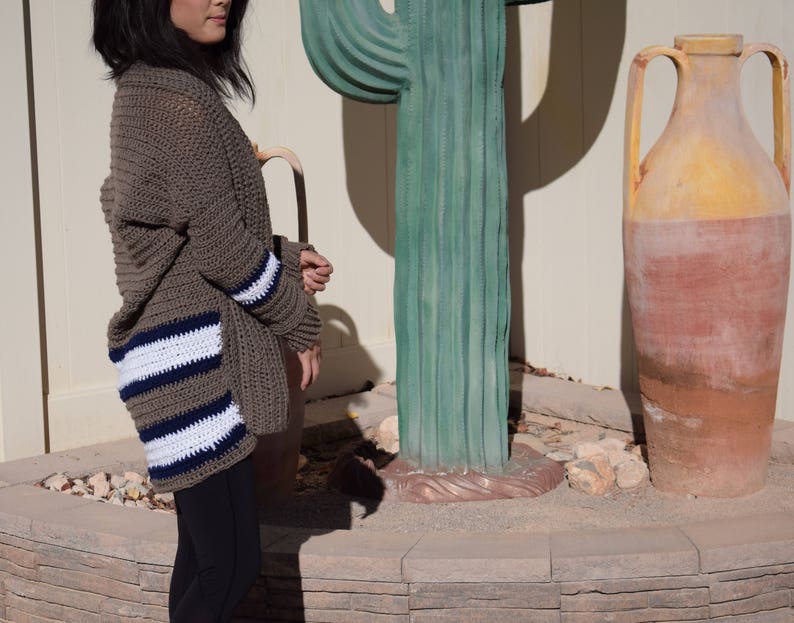 PDF PATTERN ONLY Preppy Sweater Pattern Slouchy Sweater - Etsy