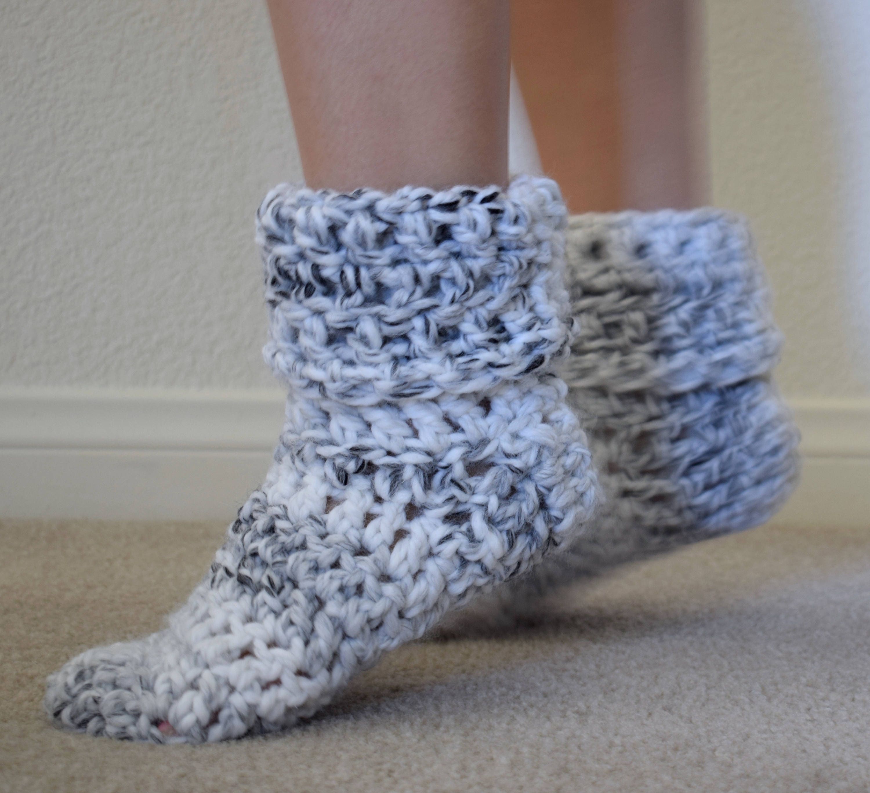 PDF PATTERN ONLY Cozy Reading Socks Crocheted Sock - Etsy Canada