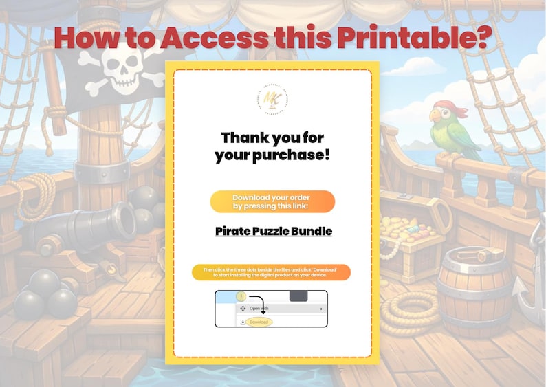Pirate Pre-k Activity Bundle | Mazes, Word Search, Crossword Puzzles ...