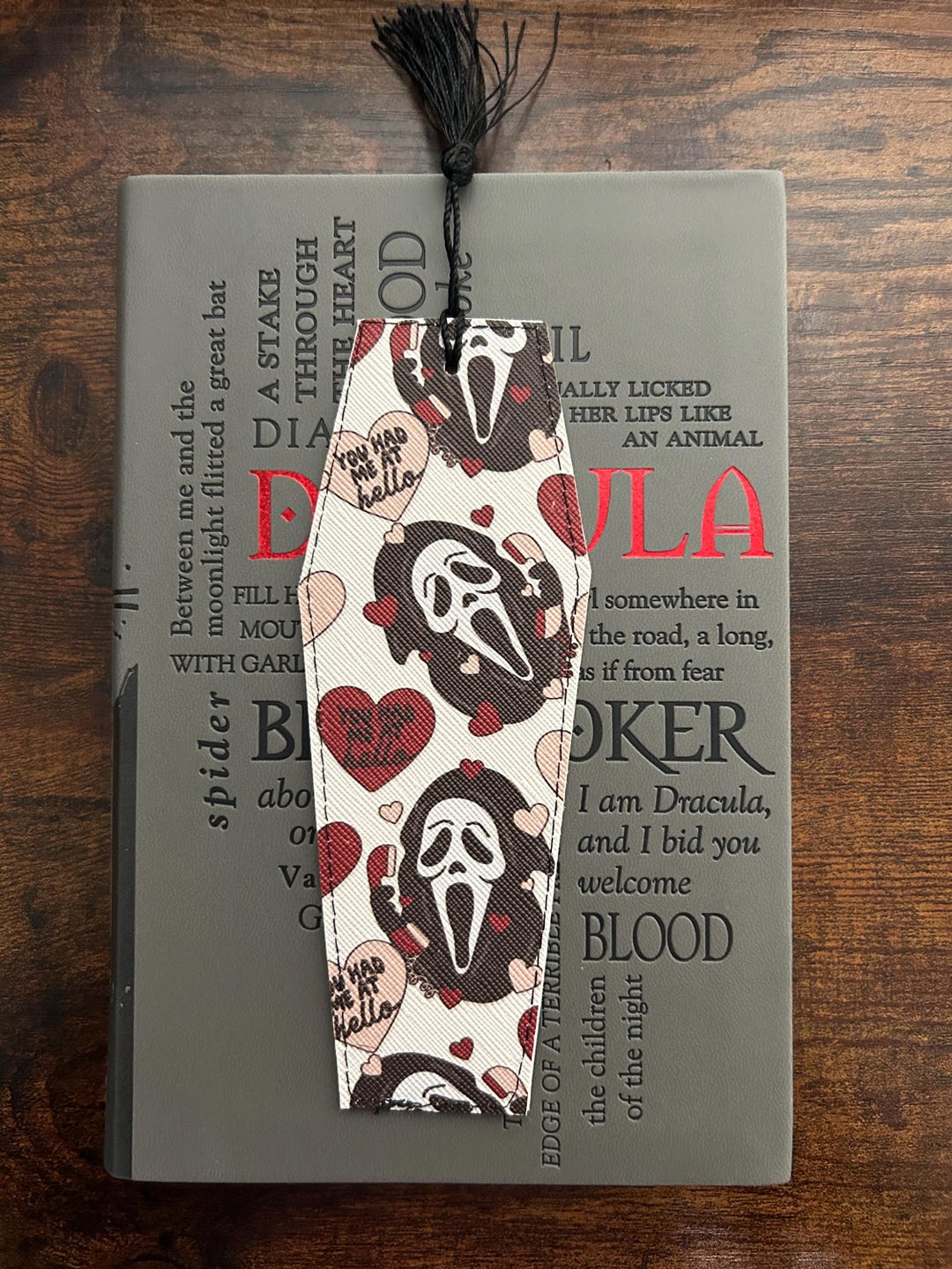 Ghostface Coffin Bookmark With Tassel Horror-inspired, Handcrafted ...