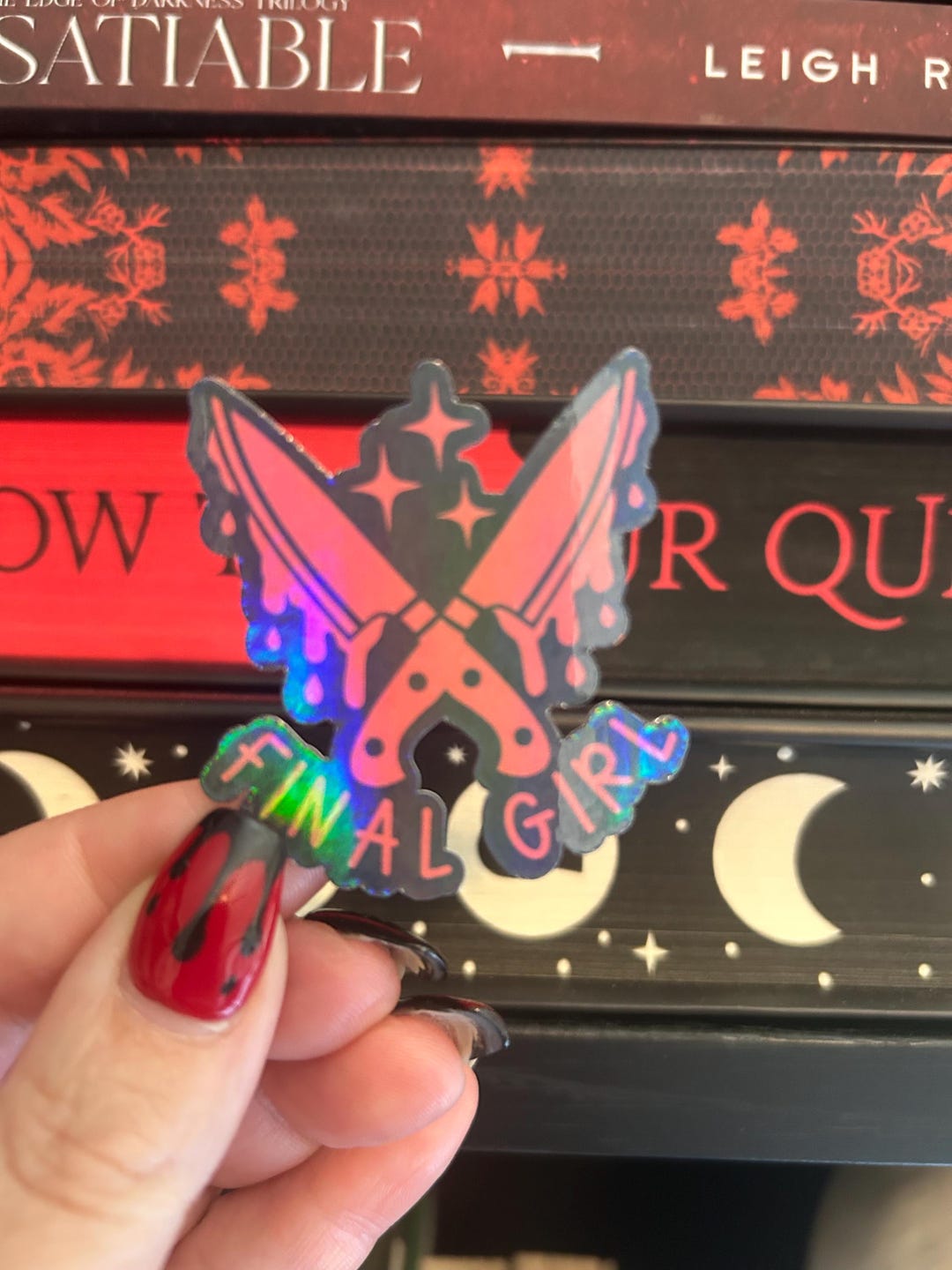 Holographic Final Girl Sticker - Etsy