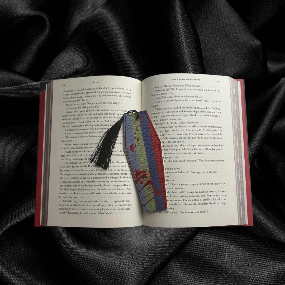 Chucky Coffin Bookmark With Tassel – Horror-inspired, Handcrafted ...