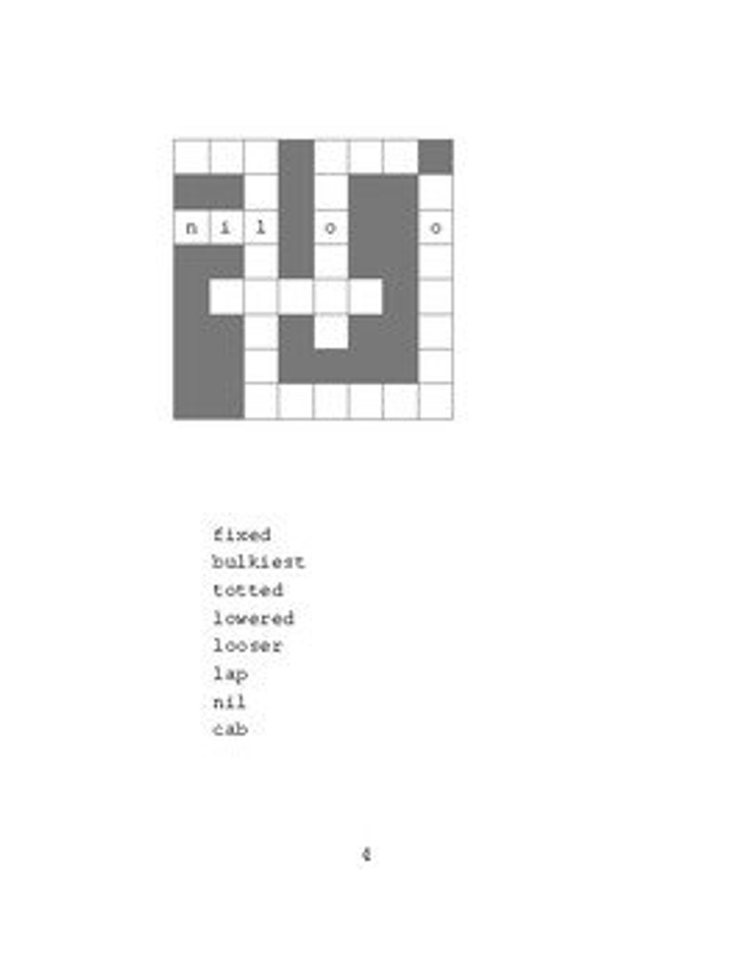 Common Core Fill-ins Word Fit Puzzles Worksheets #ef19 - Etsy