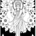 Goddess Laxmi Lakshmi Madhubani Art Coloring Pages #ej30 - Etsy