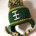 Newborn Crochet Football Hat Greenbay Packers Photo Prop Knit - Etsy