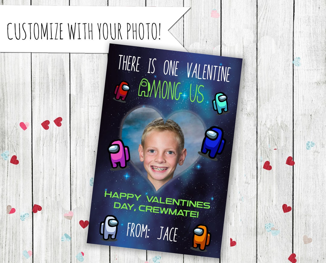 Among Us Valentine, Among Us, Among Us Valentines, Among Us Valentine ...