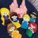 Princess Finger Puppet Set, Princess Castle Busy Bag Set - Etsy