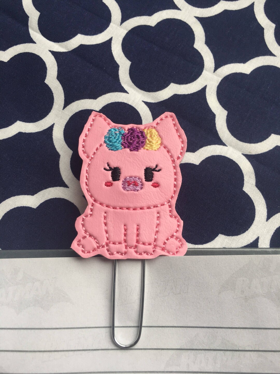Pig Planner Clip, Pig Bookmark, Piggy Book Clip, Planner Accessories - Etsy