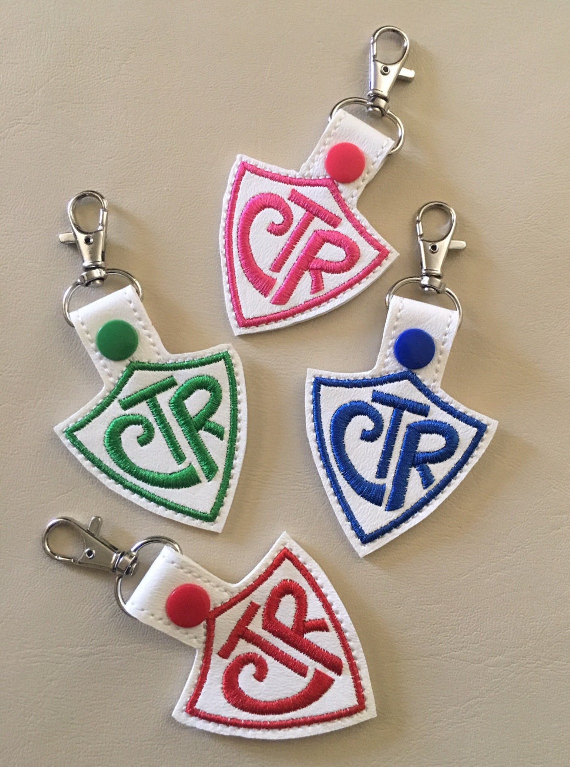 CTR Keychain, CTR Backpack Charm, CTR Key Holder, Key Chain Ctr, Choose ...