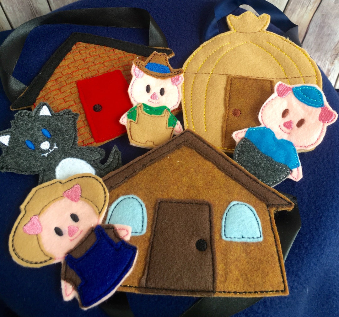 Three Little Pigs Finger Puppets, 3 Little Pigs Finger Puppets, Three ...