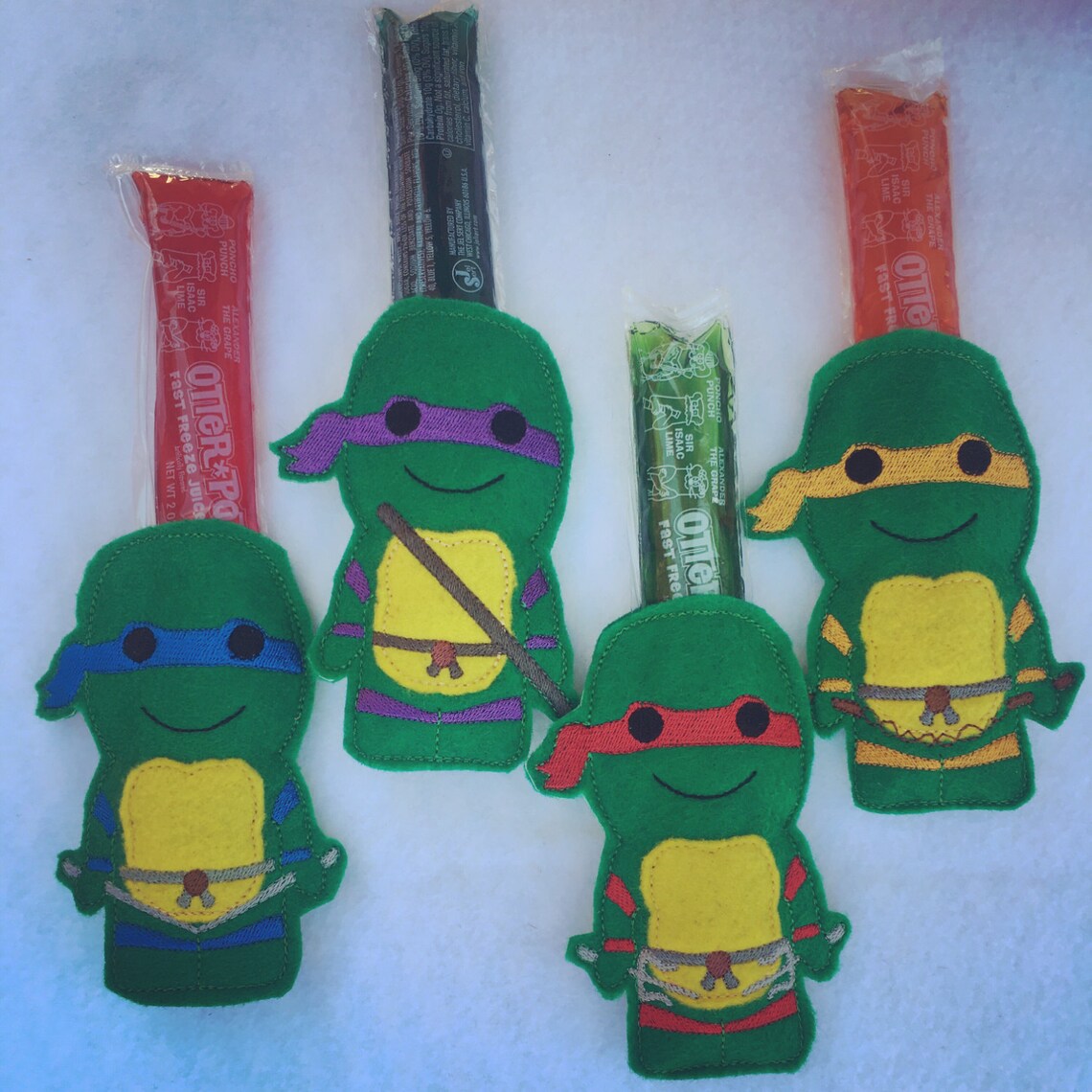 Turtle Popsicle Holders Ninja Turtle Popsicle Holders TMNT - Etsy