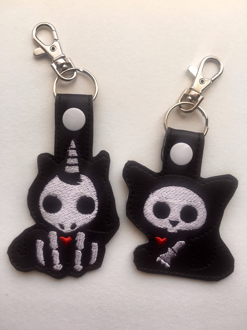 Skelanimal Inspired Key Fobs Skull Animal Key Chain Skull | Etsy