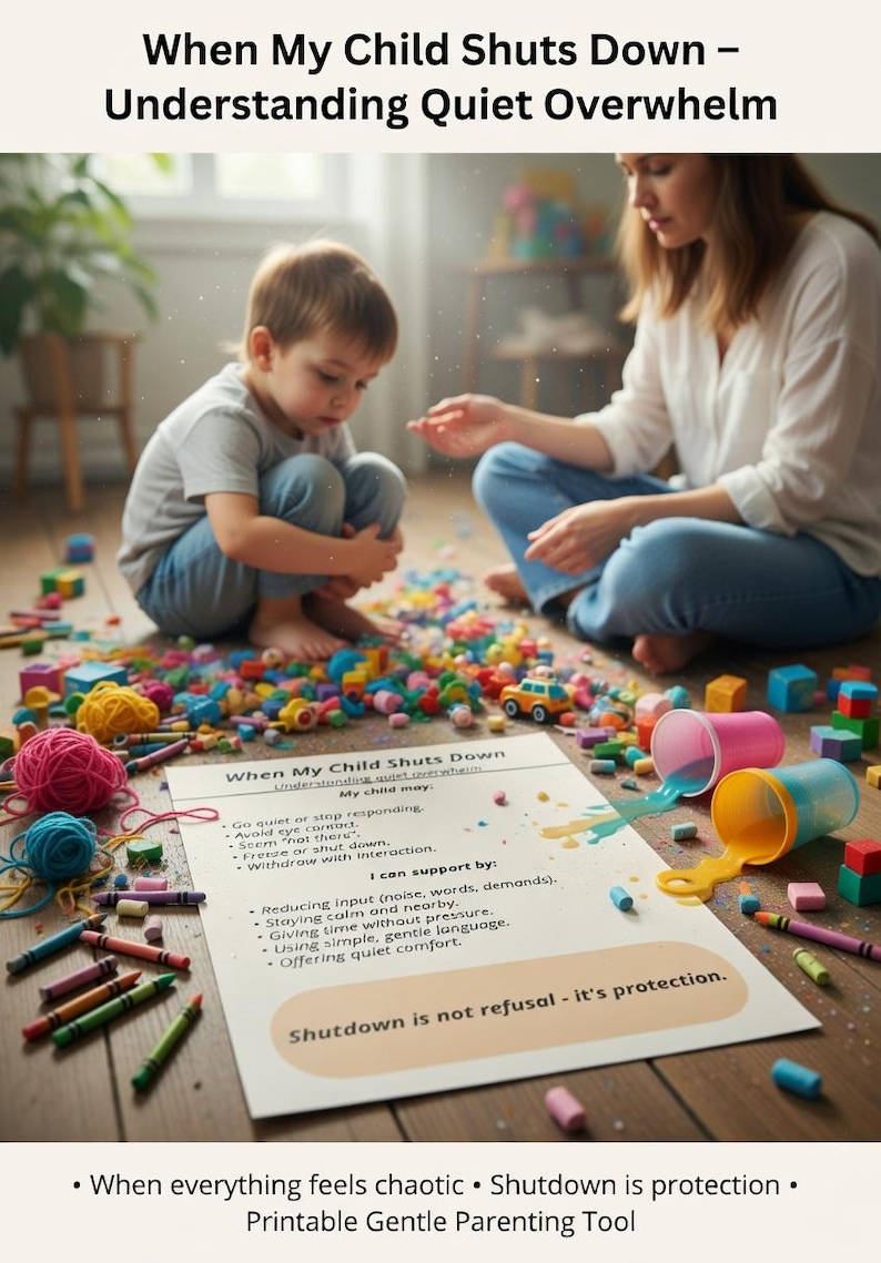 Autism Shutdown Guide | Neurodivergent Child Support, Gentle Parenting ...