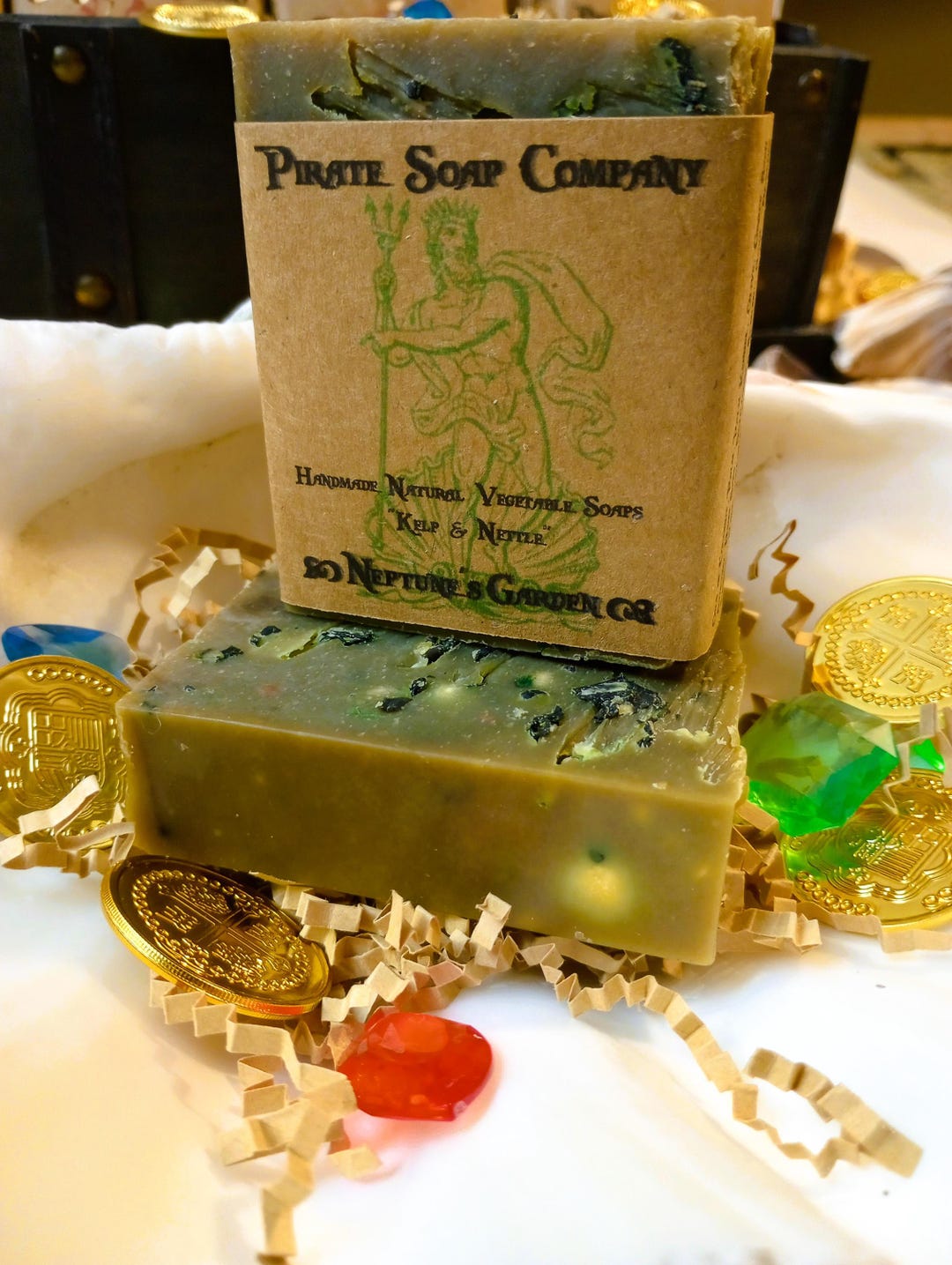 Pirate Soap Company's 'neptunes Garden' Hand Soap W/ Kelp and Nettle 4 ...