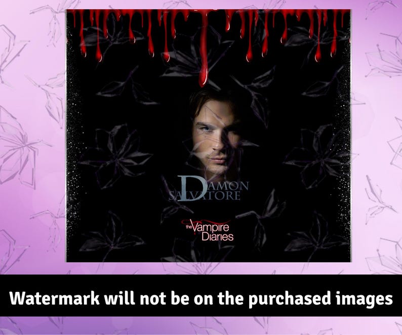 Vampire Diaries Tumbler Wraps | Digital Download | TVD Sublimation ...