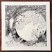 Pen and Ink Illustration and Moon Drawing and Black and White ...