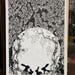 Rabbit Moon Illustration Unframed and Pen and Ink Animals Beautiful Art ...