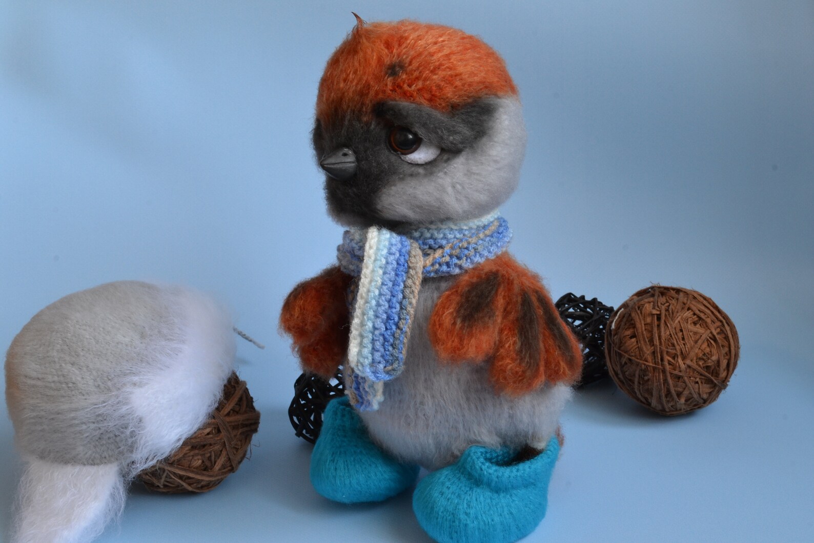 Crochet Sparrow Pattern - Amigurumi Bird With Hat and Scarf (PDF ...