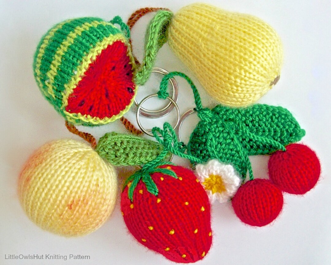 113 Knitting Pattern - Fruits and Berries - Amigurumi - by Zabelina ...
